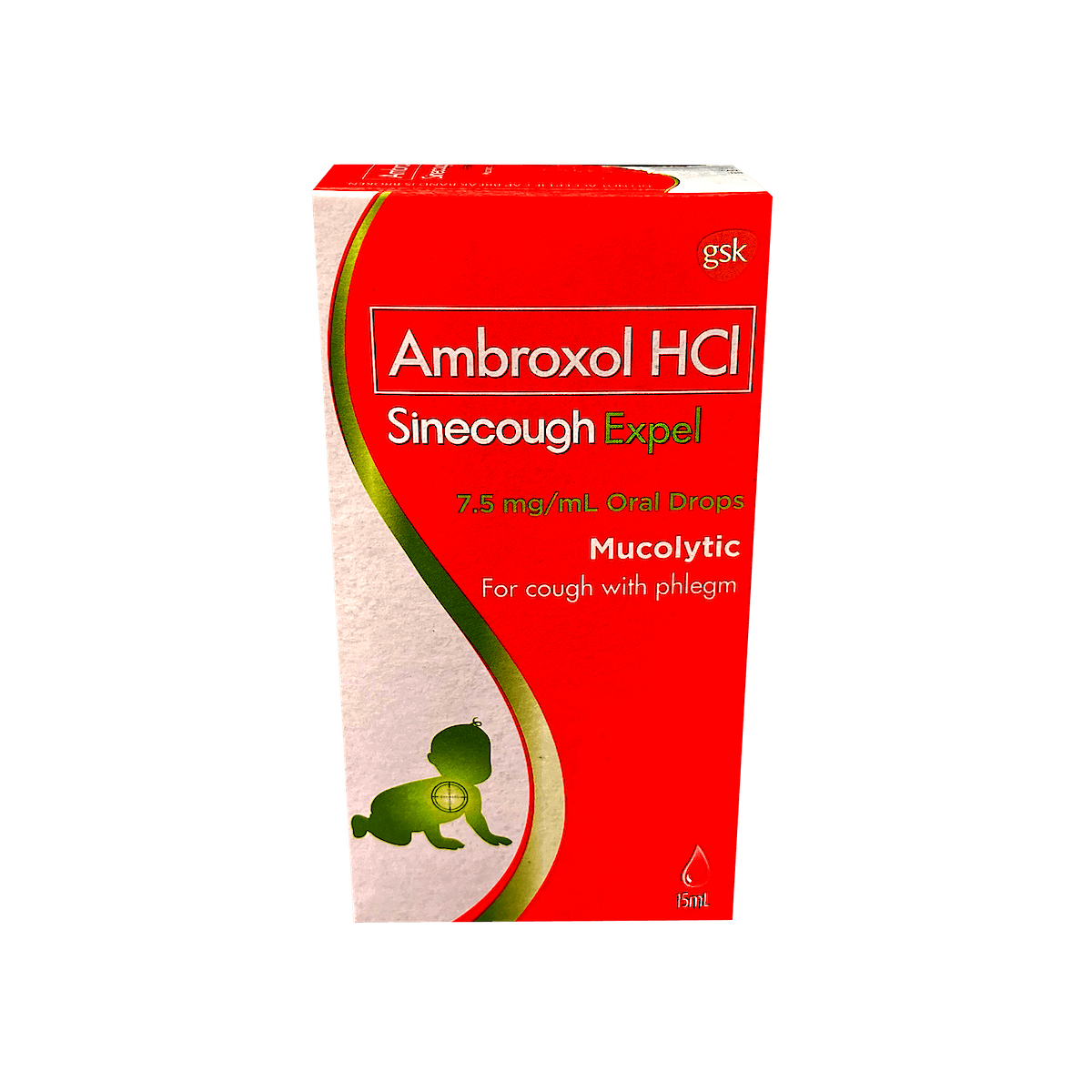SINECOUGH Expel Ambroxol Hydrochloride 7.5mg / mL Oral Drops 15mL price ...